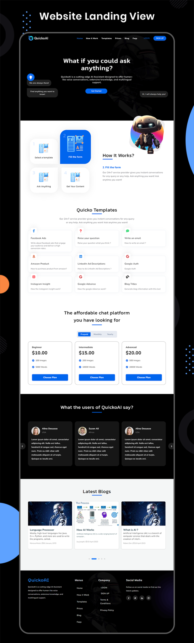 Quicko AI Workflow - Support Siddhi infosoft